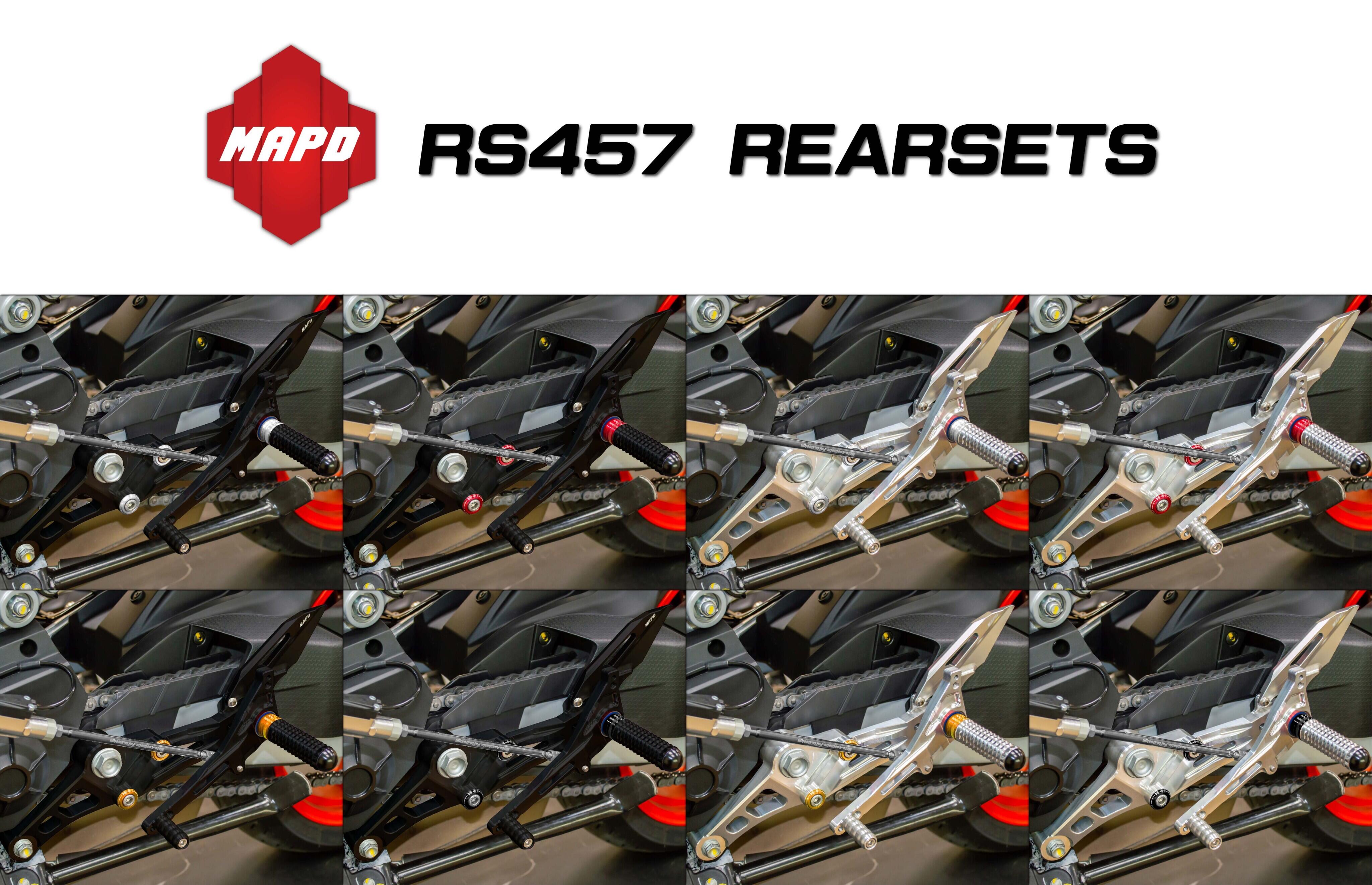 RS457 Rearsets / footrest - MAPD